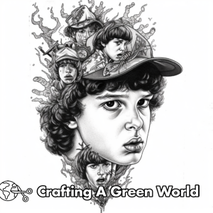 Stranger Things Coloring Pages - Free & Printable!