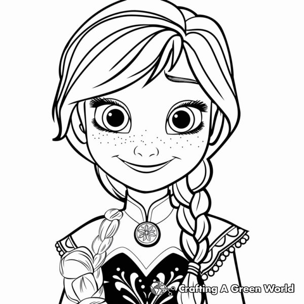 Anna Coloring Pages - Free & Printable!