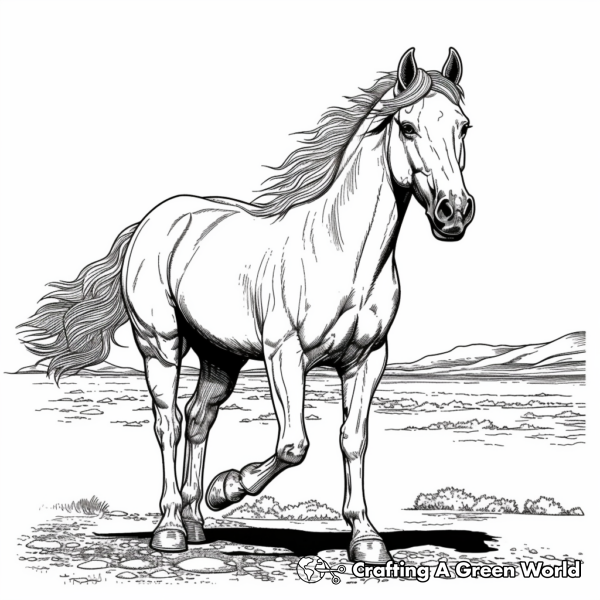 Horse Coloring Pages For Adults - Free & Printable!