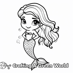 Siren Mermaid Coloring Pages - Free & Printable!
