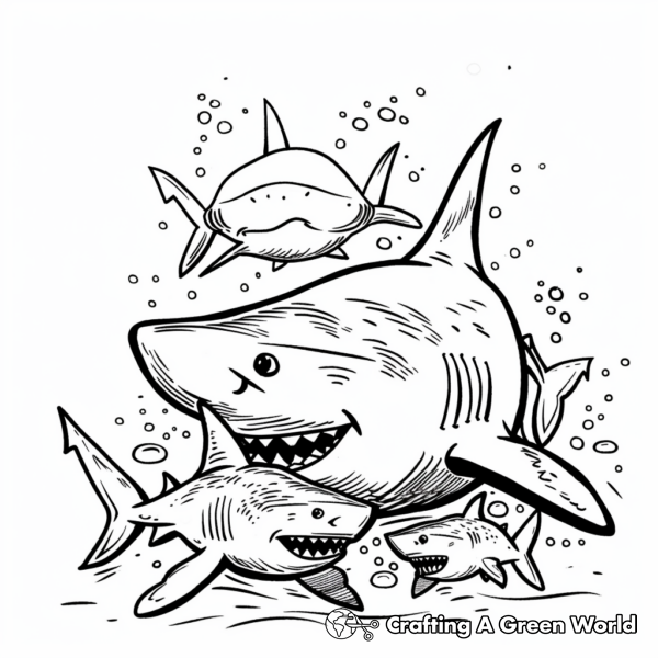 Baby Shark Coloring Pages - Free & Printable!