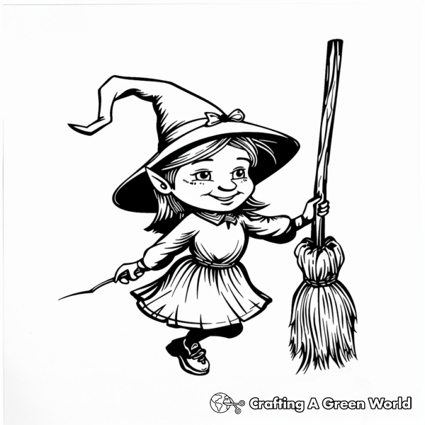 Witch Coloring Pages - Free & Printable!