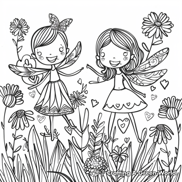 Fairies Coloring Pages - Free & Printable!