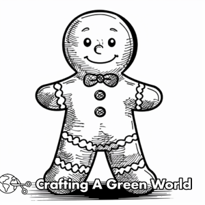 Gingerbread Man Coloring Pages - Free & Printable!