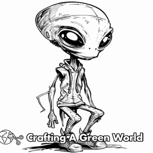 Alien Coloring Pages - Free & Printable!