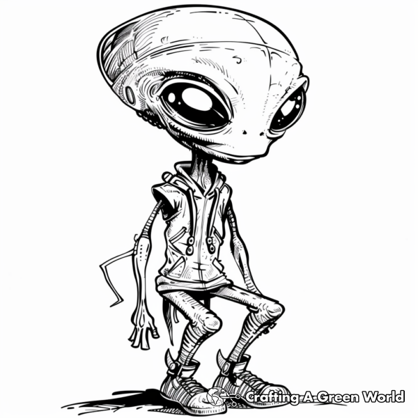 Alien Coloring Pages - Free & Printable!