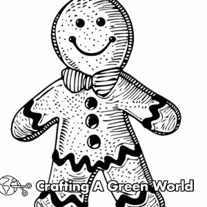 Gingerbread Man Coloring Pages - Free & Printable!