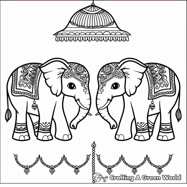 Elephant Coloring Pages - Free & Printable!
