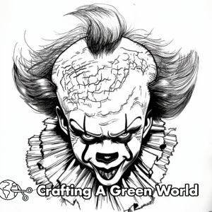 Pennywise Coloring Pages - Free & Printable!