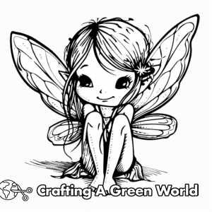 Fairies Coloring Pages - Free & Printable!