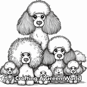 Dog Family Coloring Pages - Free & Printable!