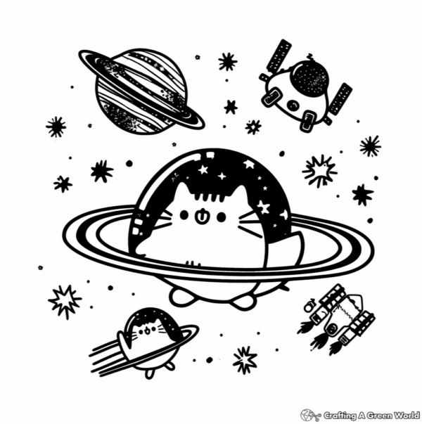 Pusheen Coloring Pages - Free & Printable!