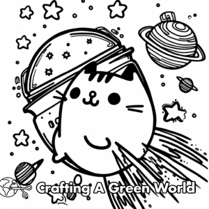 Pusheen Coloring Pages - Free & Printable!