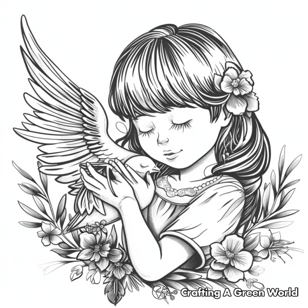 Angel Coloring Pages - Free & Printable!