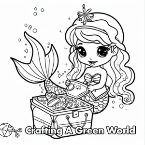 Mermaid Princess Coloring Pages - Free & Printable!