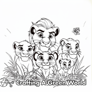 Lion King Coloring Pages - Free & Printable!