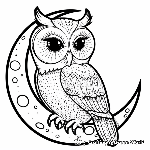 Owl Coloring Pages For Adults - Free & Printable!