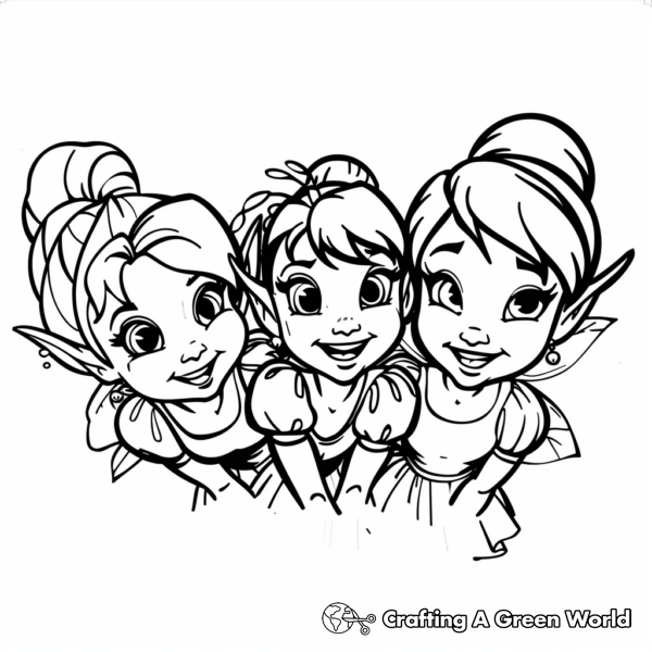 Tinkerbell Coloring Pages - Free & Printable!