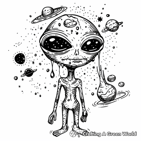 Alien Coloring Pages - Free & Printable!