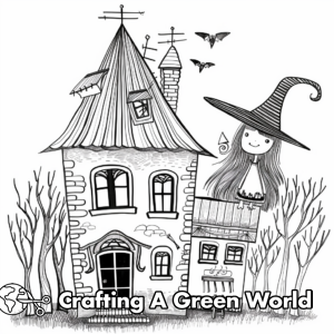 Witch Coloring Pages - Free & Printable!