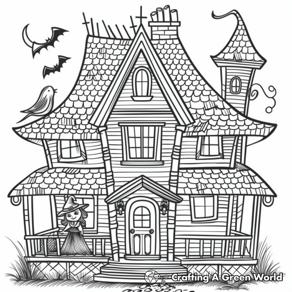 Witch Coloring Pages - Free & Printable!