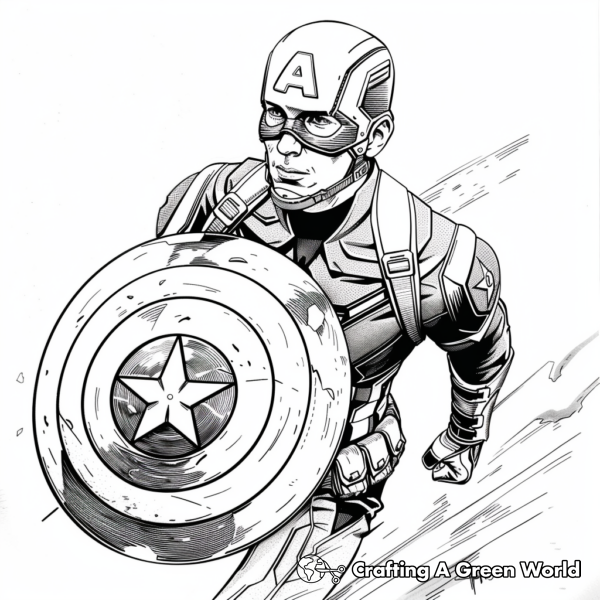 Captain America Coloring Pages - Free & Printable!