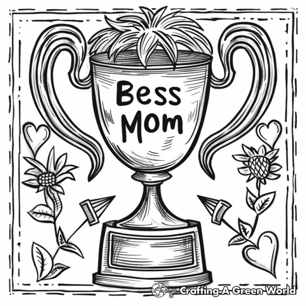 Mother's Day Card Coloring Pages - Free & Printable!