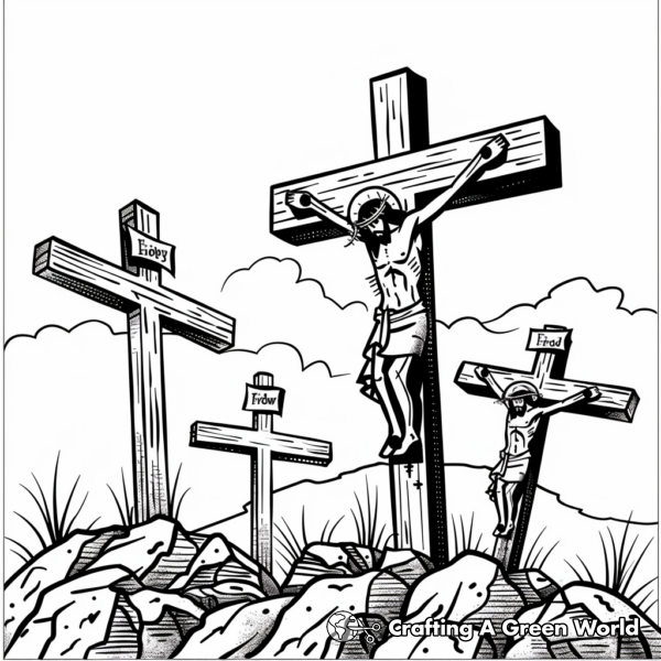 Good Friday Coloring Pages - Free & Printable!