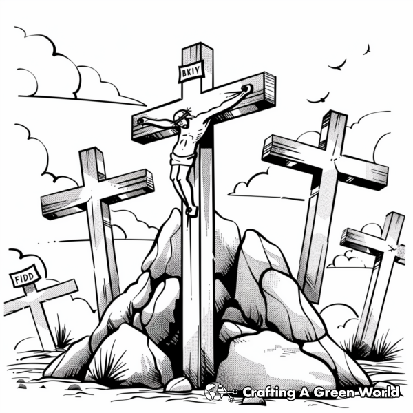 Good Friday Coloring Pages - Free & Printable!