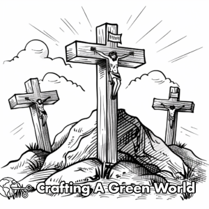 Good Friday Coloring Pages - Free & Printable!