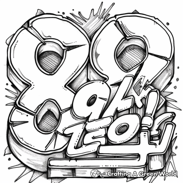 80s Coloring Pages - Free & Printable!