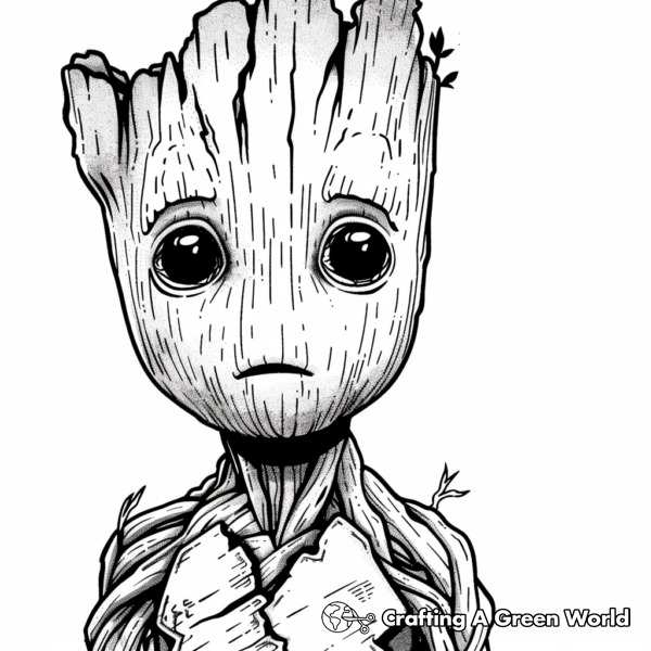 Groot Coloring Pages - Free & Printable!