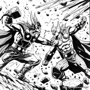 Marvel Comic Coloring Pages - Free & Printable!