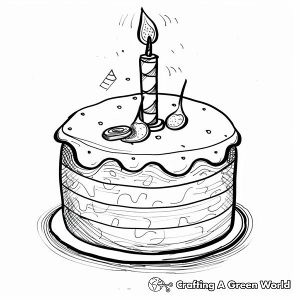 1st Birthday Coloring Pages - Free & Printable!
