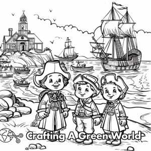 13 Colonies Coloring Pages - Free & Printable!