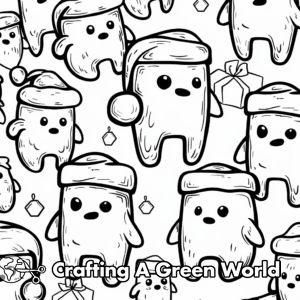 Christmas is Among Us Coloring Pages - Free & Printable!