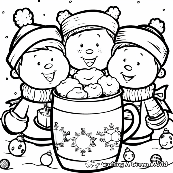 Christmas is Among Us Coloring Pages - Free & Printable!