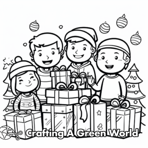 Christmas is Among Us Coloring Pages - Free & Printable!