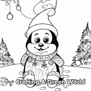 Funny Christmas Coloring Pages - Free & Printable!
