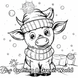 Funny Christmas Coloring Pages - Free & Printable!