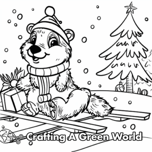 Funny Christmas Coloring Pages - Free & Printable!