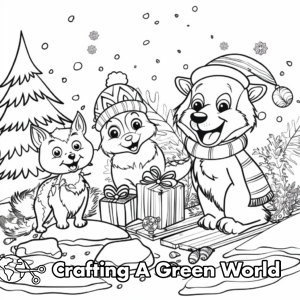 Funny Christmas Coloring Pages - Free & Printable!