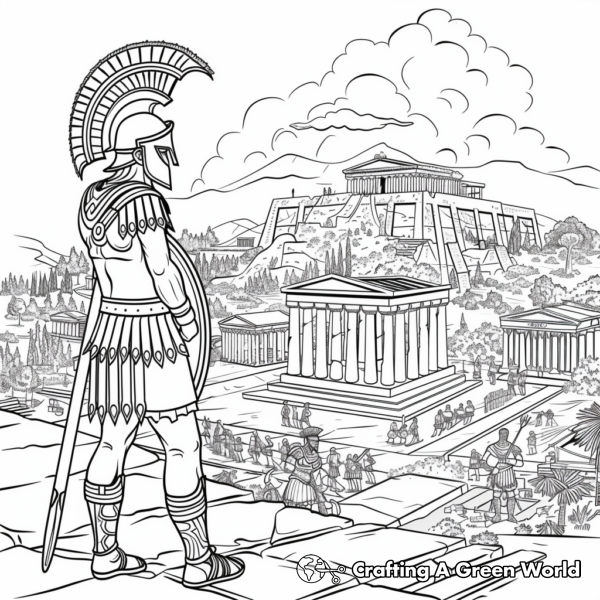 Spartan Coloring Pages - Free & Printable!