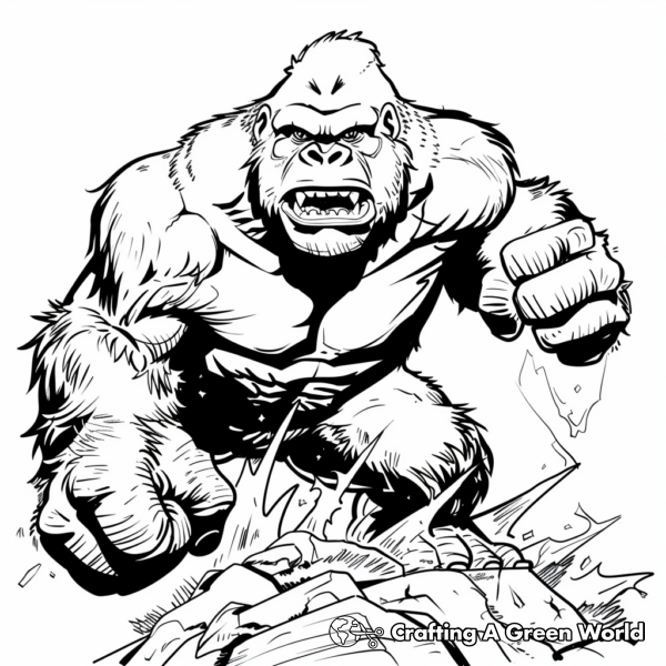King Kong Coloring Pages - Free & Printable!