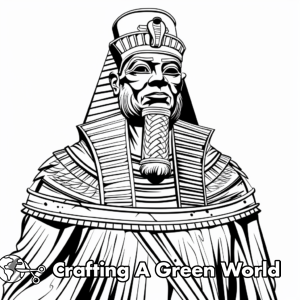 King Tut Coloring Pages - Free & Printable!