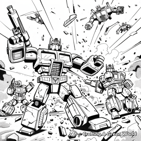 Transformers Coloring Pages - Free & Printable!
