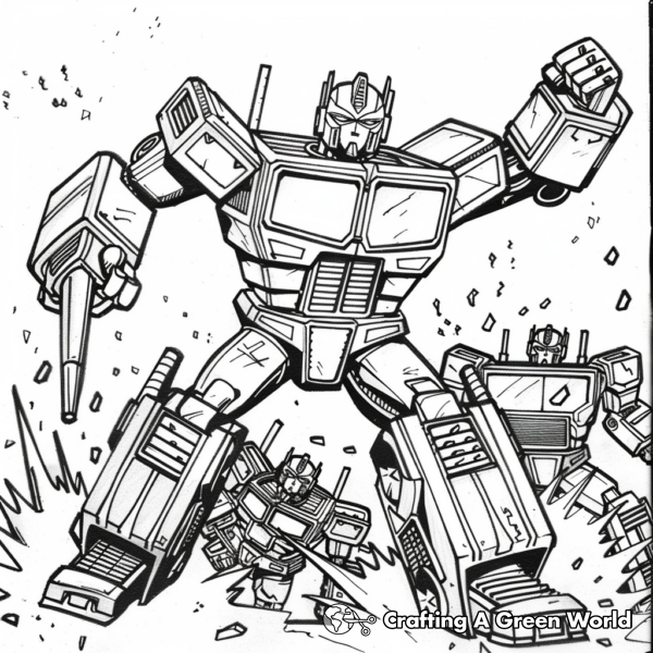 Transformers Coloring Pages - Free & Printable!
