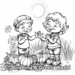 Christian Thanksgiving Coloring Pages - Free & Printable!