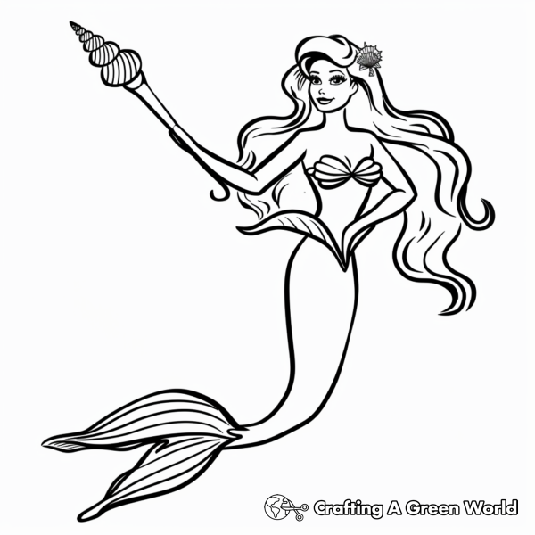 Barbie Mermaid Coloring Pages - Free & Printable!