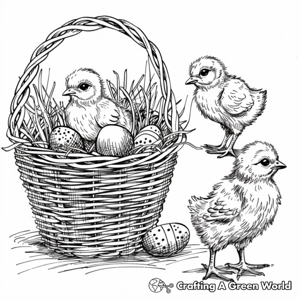 Easter Chick Coloring Pages - Free & Printable!
